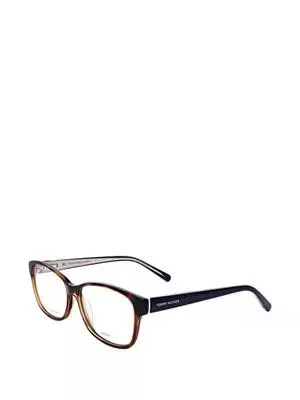 Tommy Hilfiger Tortoiseshell-effect Rectangle-frame Glasses