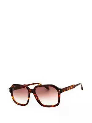 Isabel Marant Étoile Tortoiseshell-effect Rectangle-frame Sunglasses