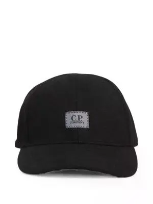 C.P. COMPANY Logo-patch Baseball Cap - Black