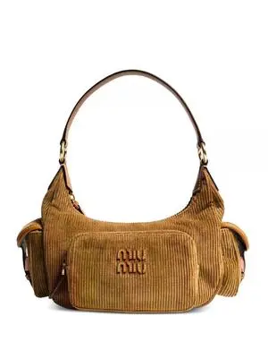 Miu Miu Corduroy Shoulder Bag