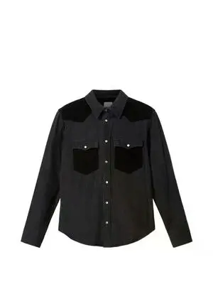 Isabel Marant Étoile Vegas Cotton Corduroy Shirt - Grey