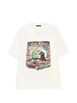 WILLY CHAVARRIA Graphic-print T-shirt - Neutrals