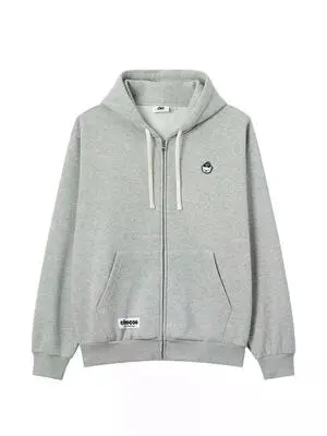 CHOCOOLATE Logo-patch Zip-up Hoodie - Grey