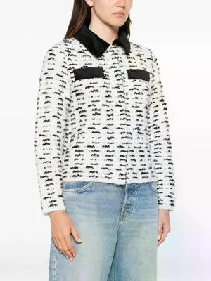 NEERA Velvet-collar Cardigan