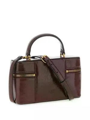 Pinko Small Crossbody Bag In Glossy Leather