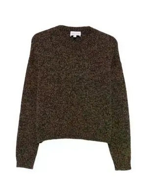 NEERA Rear-zip Sweater - Brown
