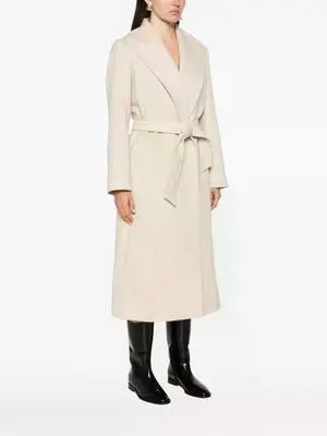 Max Mara Belted Virgin Wool Coat