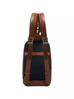 PIQUADRO Logo-plaque Convertible Backpack - Brown