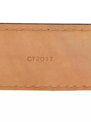 LOUIS VUITTON 2007 Taiga Ceinture Classique Belt