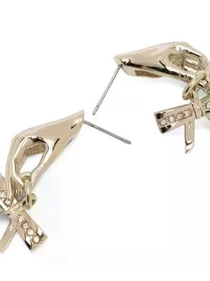 Vivetta Crystal-embellished Bow Earrings