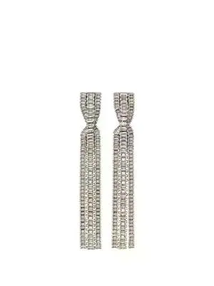 Isabel Marant Étoile Crystal-embellished Drop Earrings - Silver