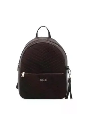 Liu Jo Chevron-quilted Tassel Backpack - Red