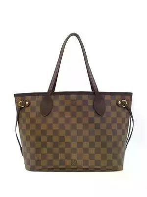 LOUIS VUITTON 2010-2026 Damier Ebene Neverfull Pm Tote Bag - Brown