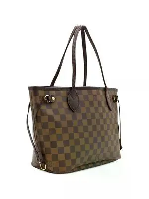 LOUIS VUITTON 2010-2026 Damier Ebene Neverfull Pm Tote Bag - Brown