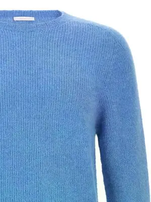 OLIVER LATTUGHI Brushed-effect Crew-neck Sweater