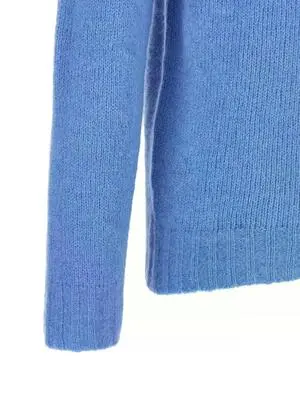 OLIVER LATTUGHI Brushed-effect Crew-neck Sweater