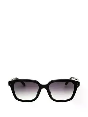 Isabel Marant Étoile Rectangle-frame Sunglasses - Black