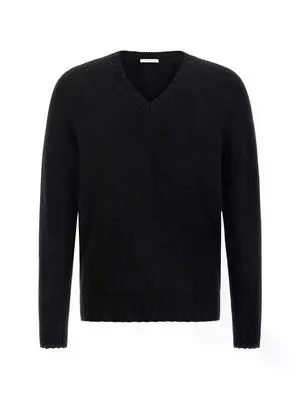 OLIVER LATTUGHI V-neck Cashmere Sweater - Black