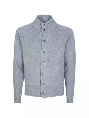 Altea Raglan-sleeve Button-up Cardigan - Grey