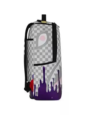 SPRAYGROUND Cosmic Chaos Checkered Backpack