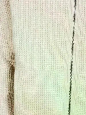 Altea Waffle-knit Zip-up Cardigan