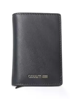 CERRUTI 1881 Logo-lettering Leather Wallet - Blue