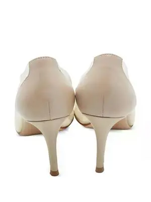 GIANVITO ROSSI Plexi Point-toe Heeled Pumps