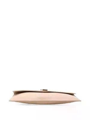 Saint Laurent Classic Monogram Envelope Leather Clutch Bag
