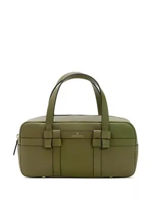 LA PORTEGNA Bibi Knotted Leather Tote Bag