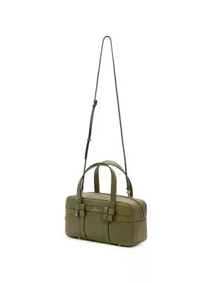 LA PORTEGNA Bibi Knotted Leather Tote Bag