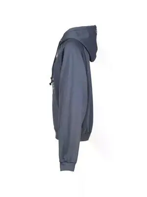 PRAYING Hard Work Embroidered Zip-up Hoodie