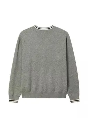 CHOCOOLATE Stripe-trim V-neck Cardigan