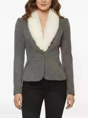 Elisabetta Franchi Faux-fur Trimmed Jacket