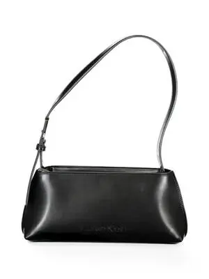 Calvin Klein Logo-debossed Leather Tote Bag