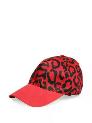 Dolce & Gabbana Leopard-print Tulle-panel Baseball Cap