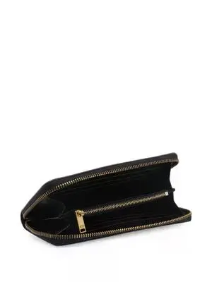 LA CARRIE Logo-plaque Pebbled Wallet