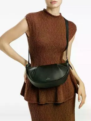 LA PORTEGNA Claudia Leather Shoulder Bag