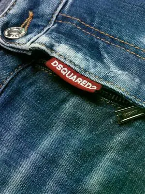 Dsquared2 Distressed Bootcut Jeans