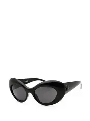 Versace Medusa Head Cat-eye Sunglasses - Black