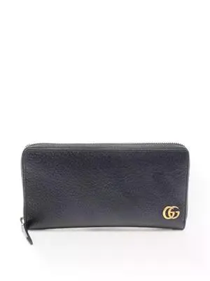Gucci 2010s Gg Marmont Leather Wallet - Black