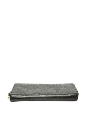LOUIS VUITTON 2016 Monogram Empreinte Zippy Wallet Long Wallets