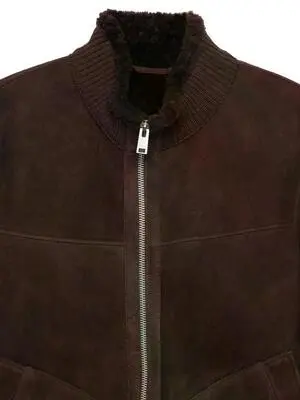 ARMA Shearling-lined Suede Jacket