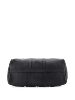 LOUIS VUITTON Keepall Bandouliere Bag Monogram Empreinte Giant 45 Travel Bag - Black
