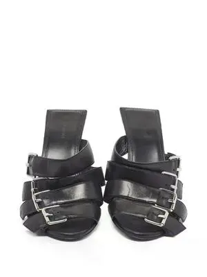 Balenciaga Buckle Leather Sandals