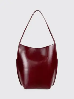 JIL SANDER Kante Ovine Leather Shoulder Bag With A Rounded Silhouette - Hazel