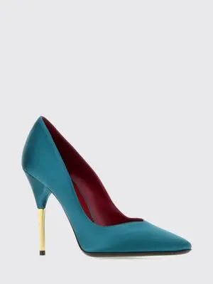 Valentino Garavani Satin Pointed-toe Stiletto Pumps With High Heel - Teal