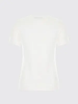 Dolce & Gabbana Cotton T-shirt With Contrast Logo And Crew Neck