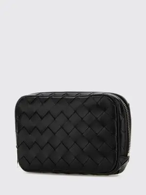 Bottega Veneta Small Intrecciato Calfskin Beauty Case With Zip Closure