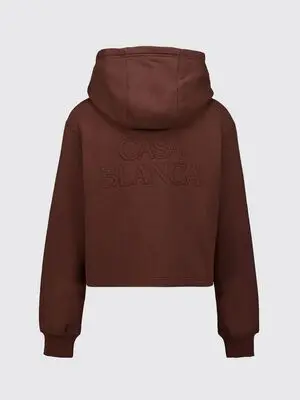 Casablanca Cotton And Cashmere Blend Zip-up Hoodie