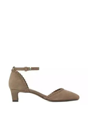 CastaÑer Adela Whipstitch-trim Pumps - Neutrals